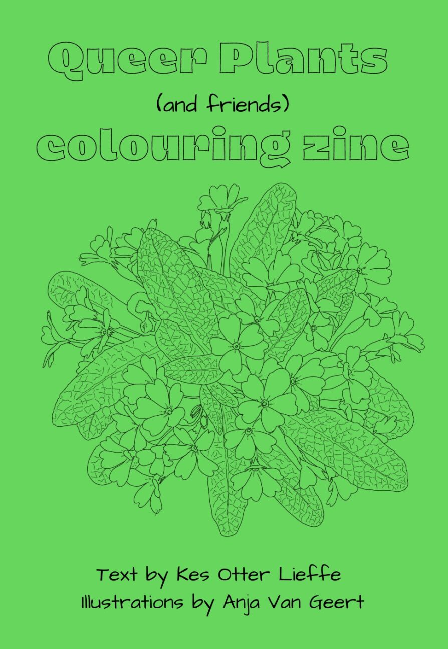 Queer Plants (and friends) colouring zine - Active Distribution